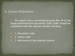 Open General Licence | PPT