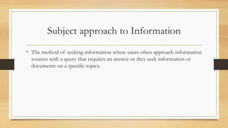 Information retrieval system | PPT