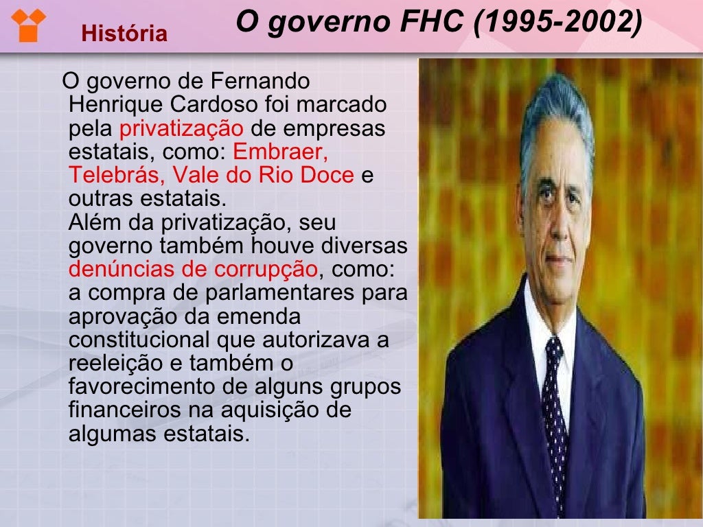 O governo Fernando Henrique Cardoso