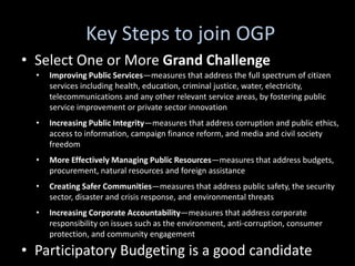 Open Government Partnership, Open Data and FOI – A road map towards ...