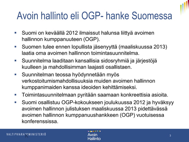 OGP - Avoin hallinto - taustaa | PDF