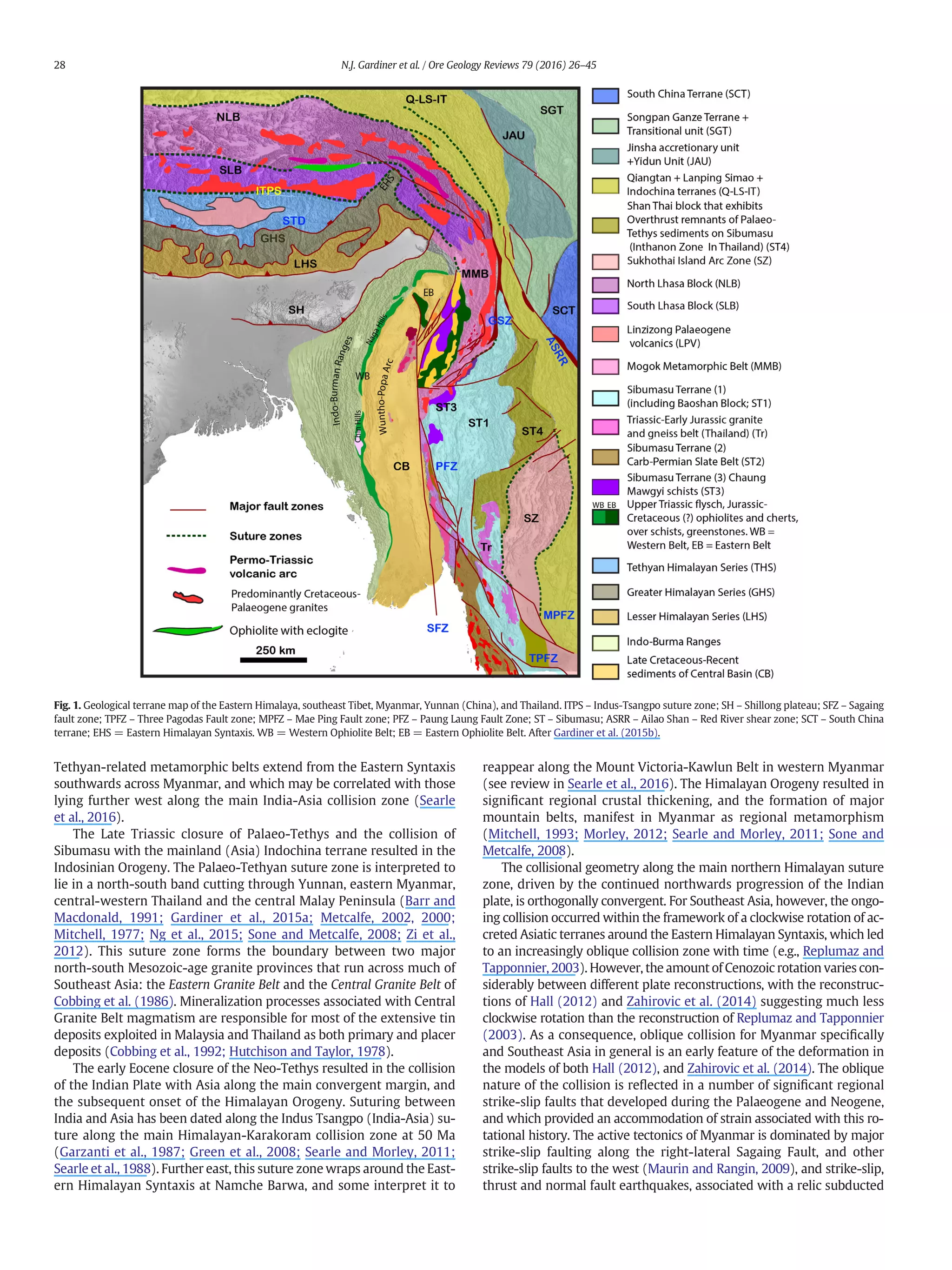 The Tectonic and Metallogenic Framework of Myanmar: A Tethyan mineral ...