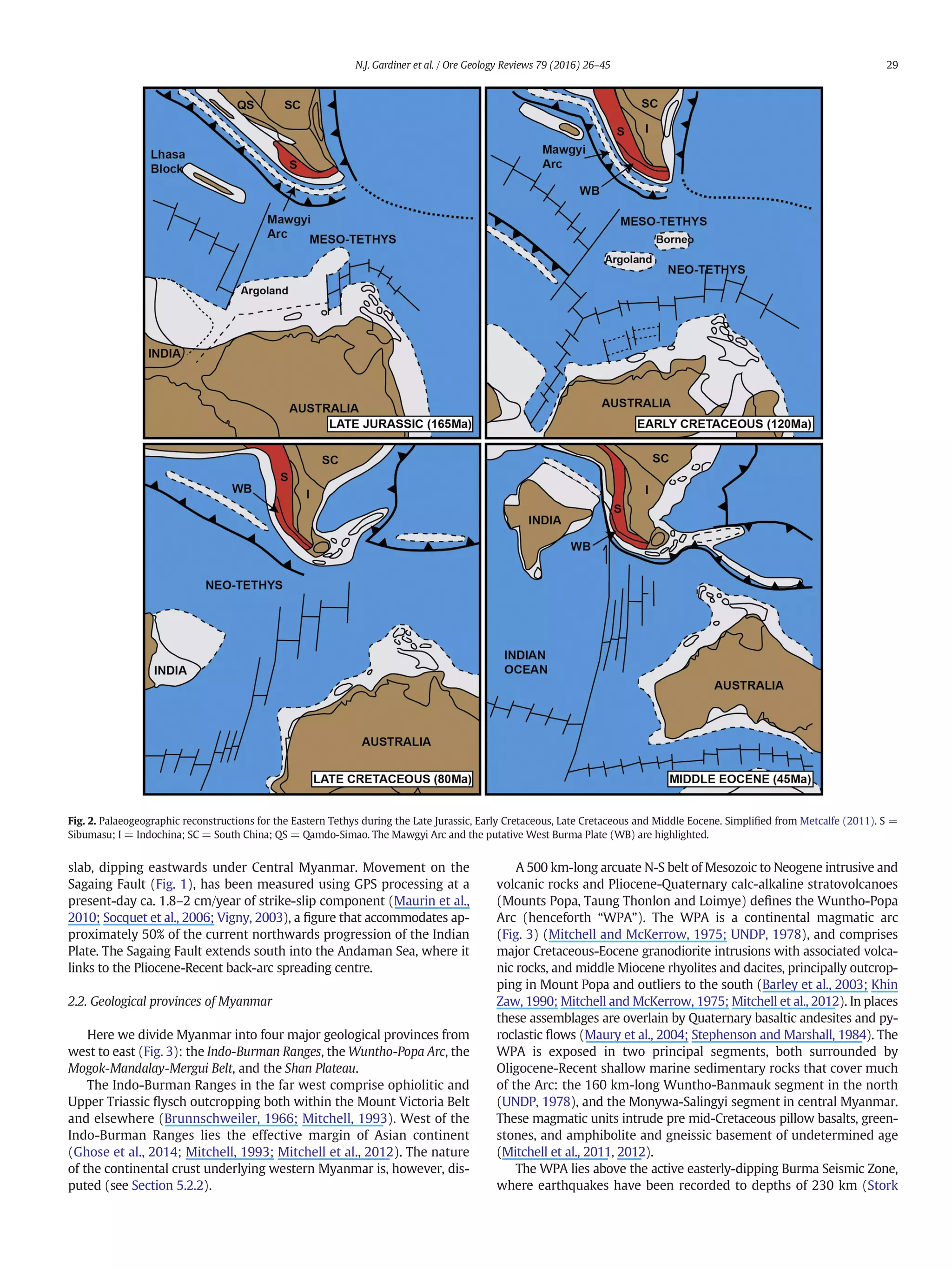 The Tectonic and Metallogenic Framework of Myanmar: A Tethyan mineral ...