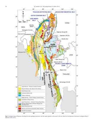 The Tectonic and Metallogenic Framework of Myanmar: A Tethyan mineral ...