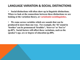 Language in Social Contexts | PPTX