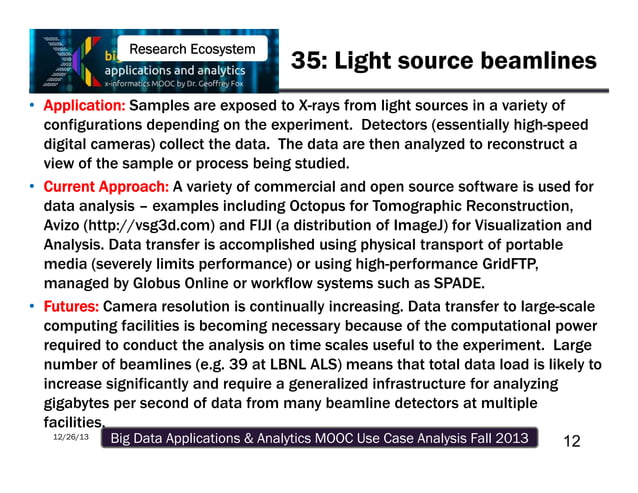 Multi Faceted Classification Of Big Data Use Cases And Proposed Architecture Integrating High