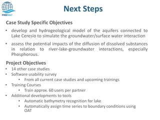 Integration of the MODFLOW Lak7 package in the FREEWAT GIS modelling ...