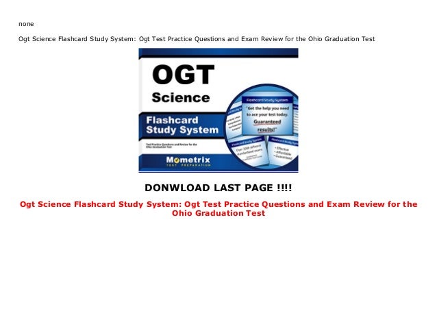 Ogt Science Flashcard Study System: Ogt Test Practice Questions and E…