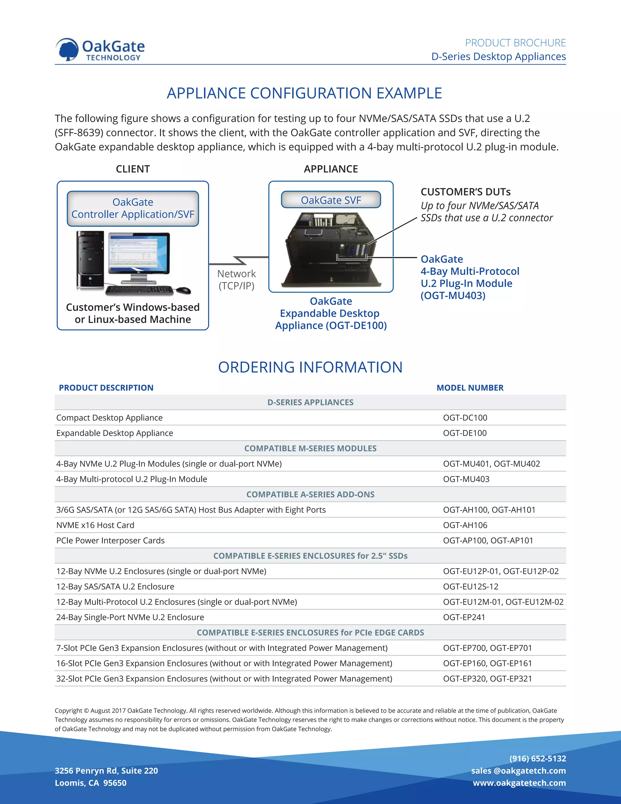 Ogt d series-appliances_brochure_aug2017 | PDF