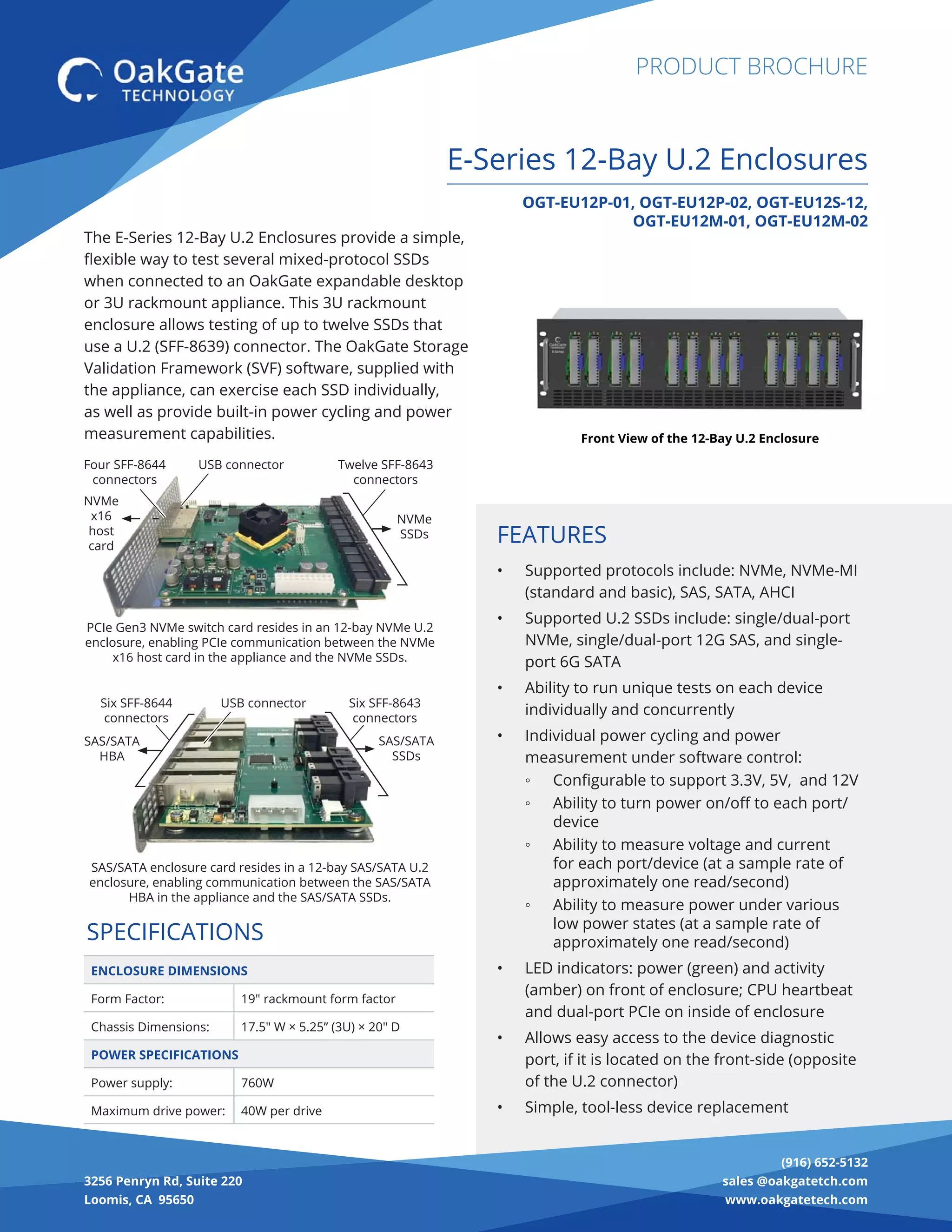Ogt e series-12-bay_brochure_aug2017 | PDF | Computer Peripherals ...