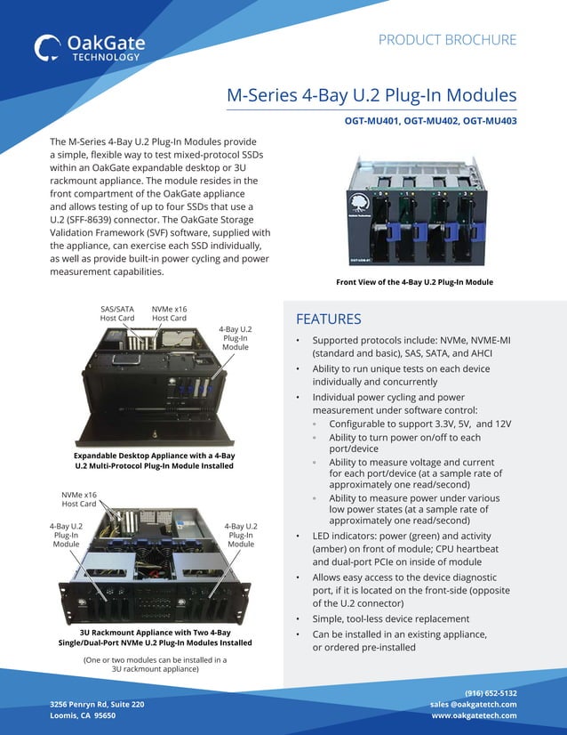 Ogt m series-modules_brochure_aug2017 | PDF