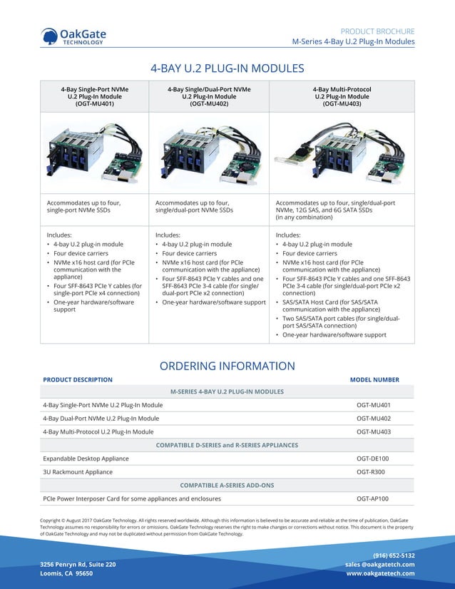 Ogt m series-modules_brochure_aug2017 | PDF