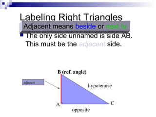 Ogt trig 1_labeling_right_triangles | PPT