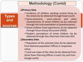 spatial Pattern and Determinants of Child Streetism in Oyo State | PPT
