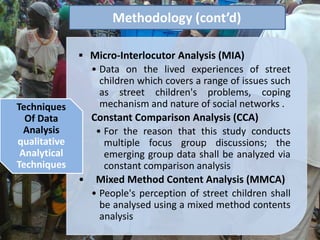 spatial Pattern and Determinants of Child Streetism in Oyo State | PPT