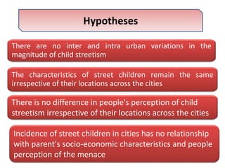 spatial Pattern and Determinants of Child Streetism in Oyo State | PPT