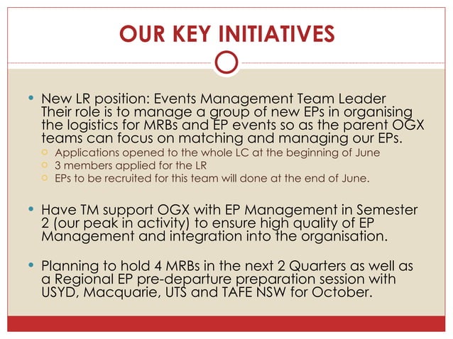 AIESEC UNSW OGX Excellence Award | PPT