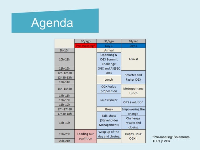 OGX Summit Booklet | PPTX | Business Expos & Conferences | Events