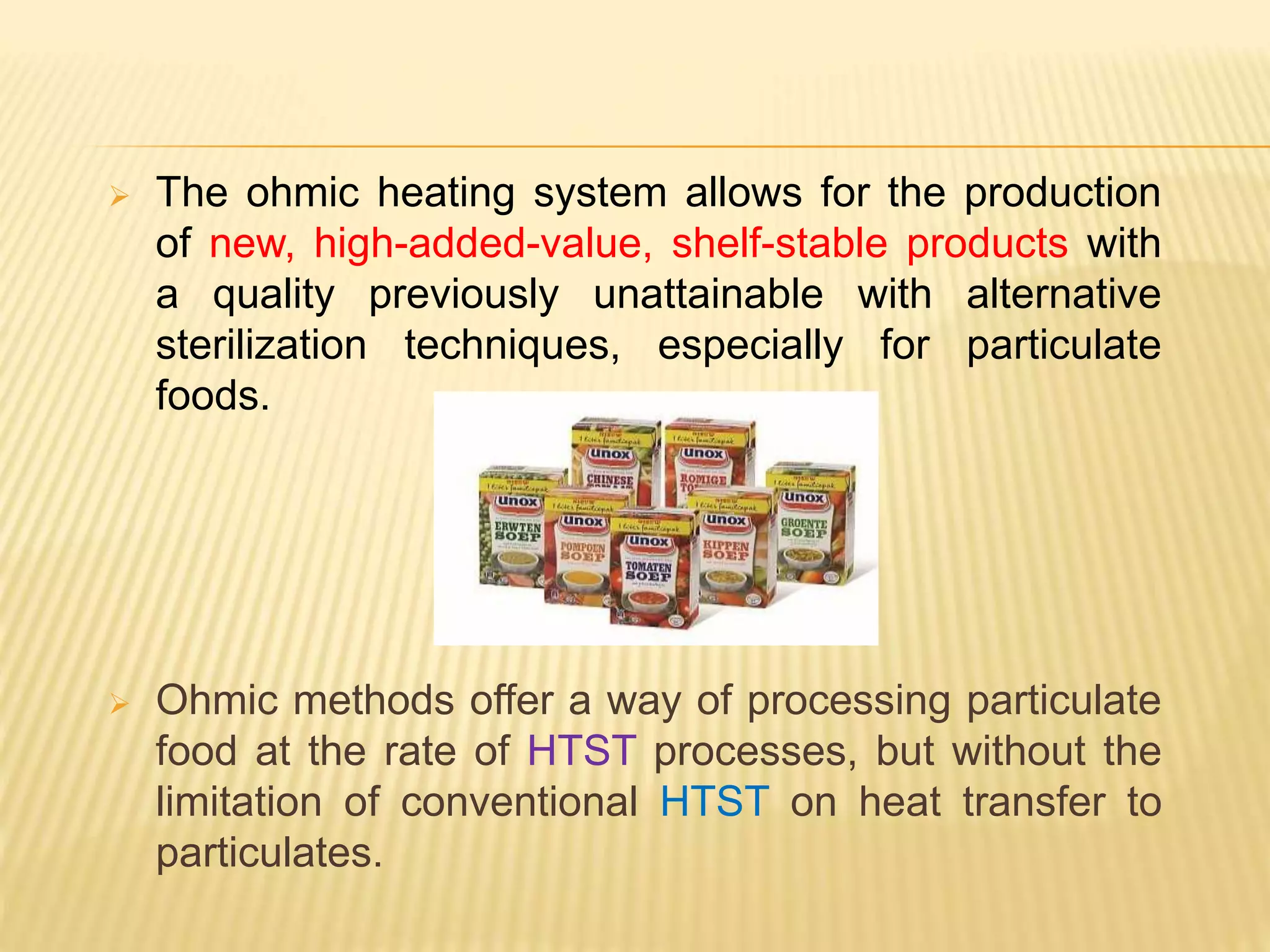 Ohmic heating | PPTX