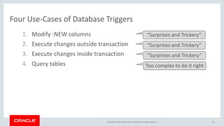 AskTOM Office Hours on Database Triggers | PPT