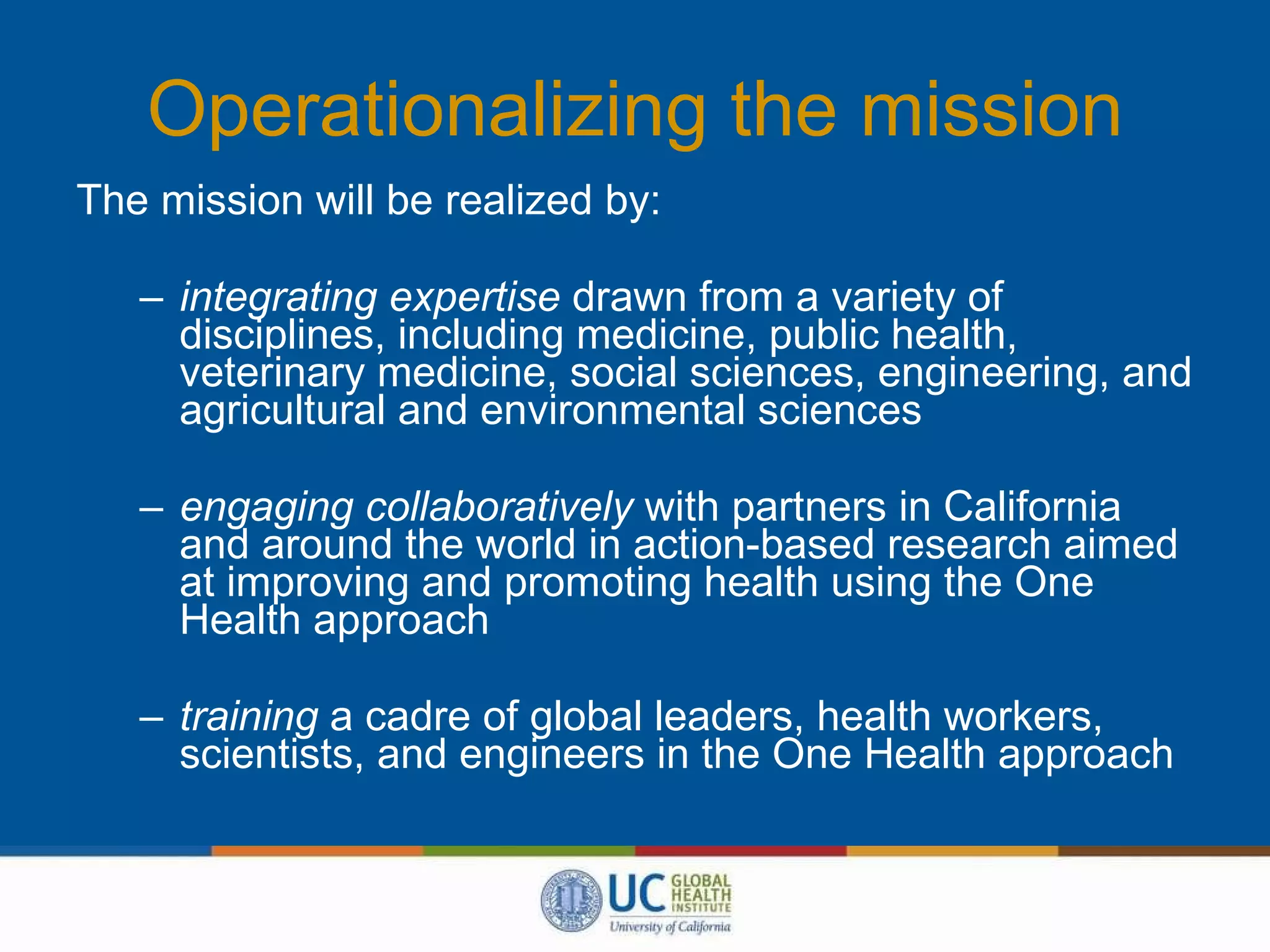 One Health Overview | PPT