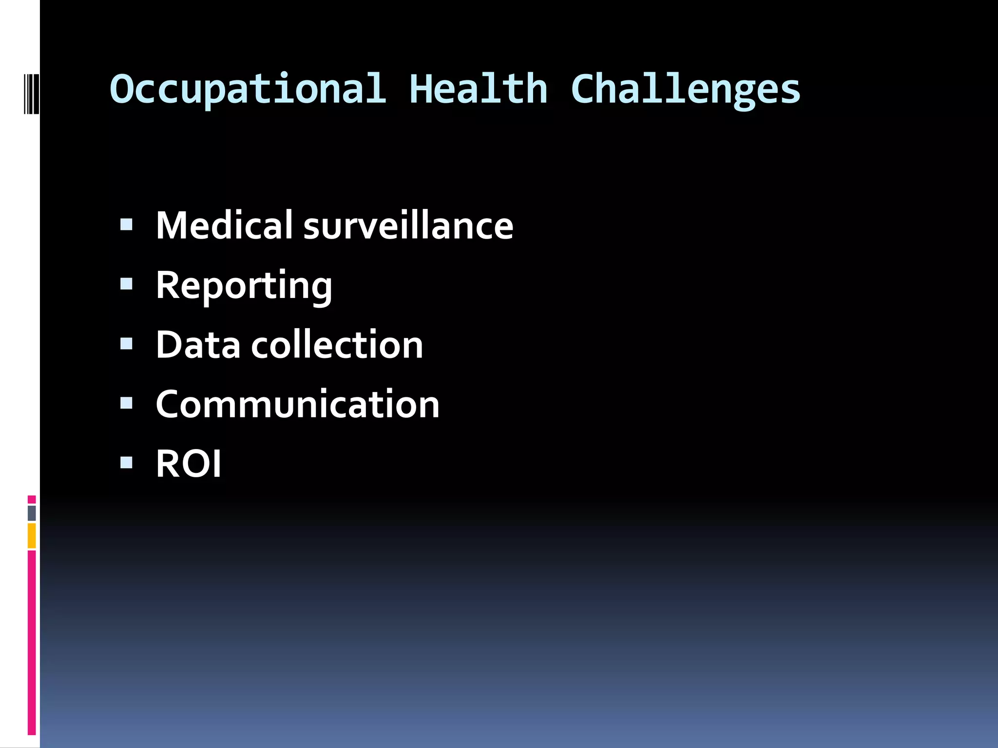 occupational health overview | PPTX