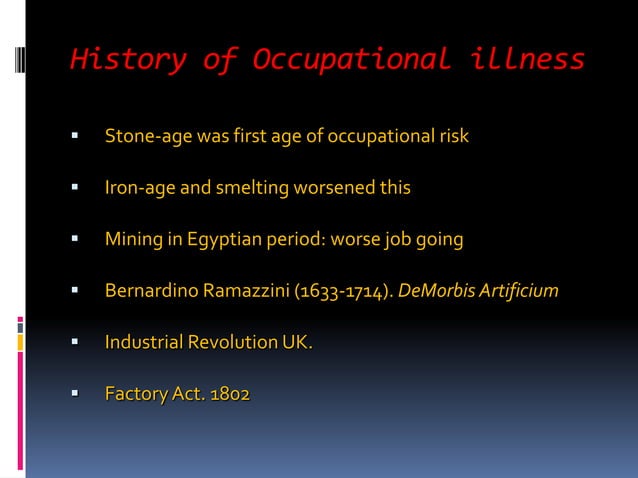 occupational health overview | PPT