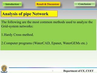 L 5 pipe_network_analysis | PPTX