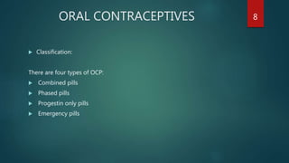ORAL HYPOGLYCEMIC AGENTS AND ORAL CONTRACEPTIVES | PPT