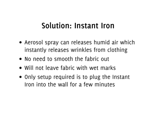 Instant Iron | PDF