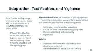 Recommender Systems and Misinformation: The Problem or the Solution ...