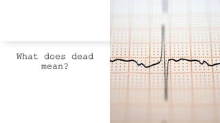 Discussion powerpoint for death and related affairs | PPTX