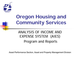 Ohcs aies slideshow_web | PPT