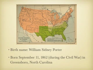 O. Henry Biography, William Sydney Porter | PPT