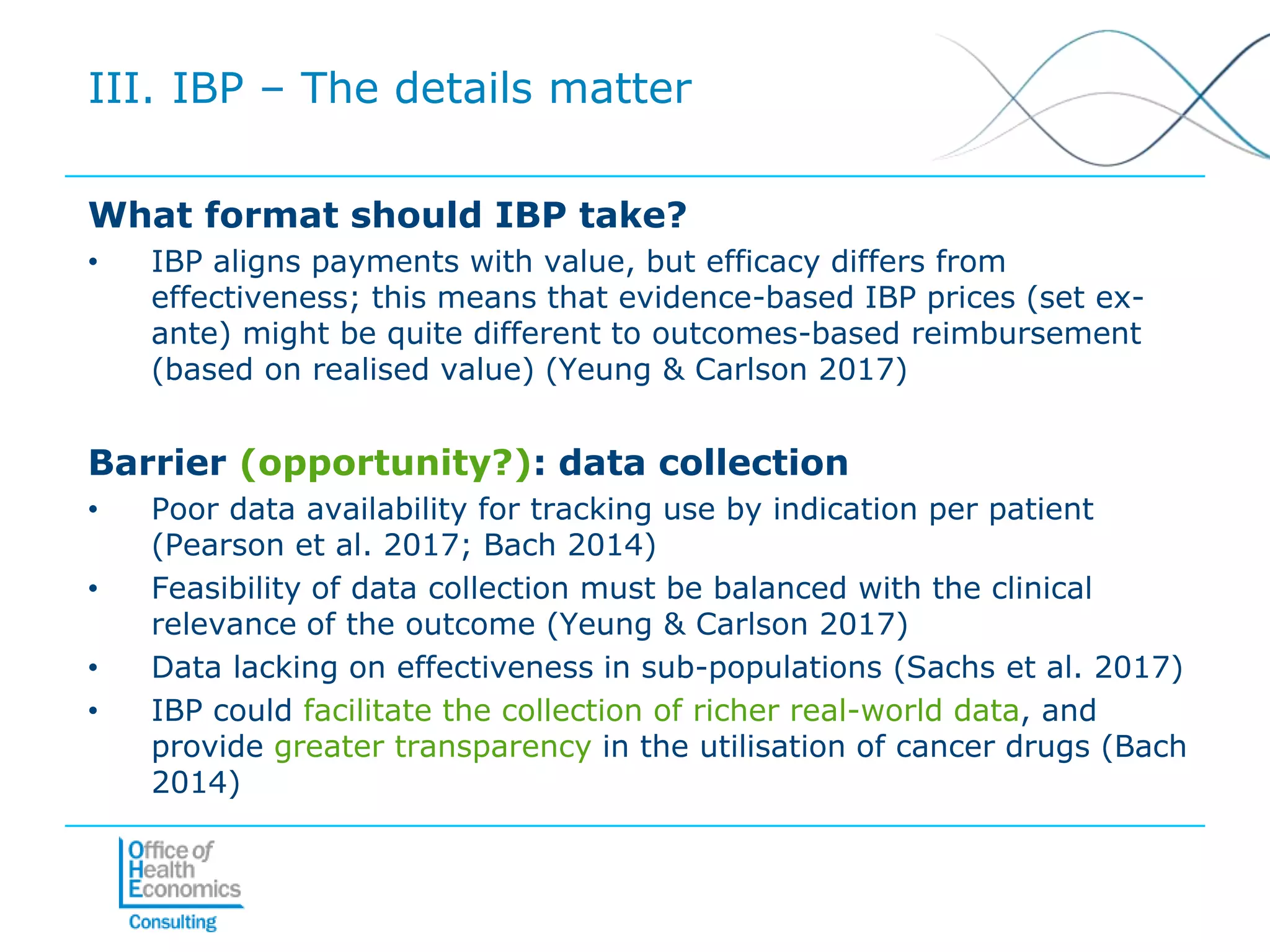 The debate on indication-based pricing | PPT