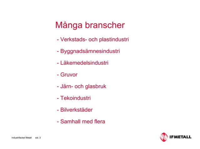 Fakta om If Metall 2009 | PPT