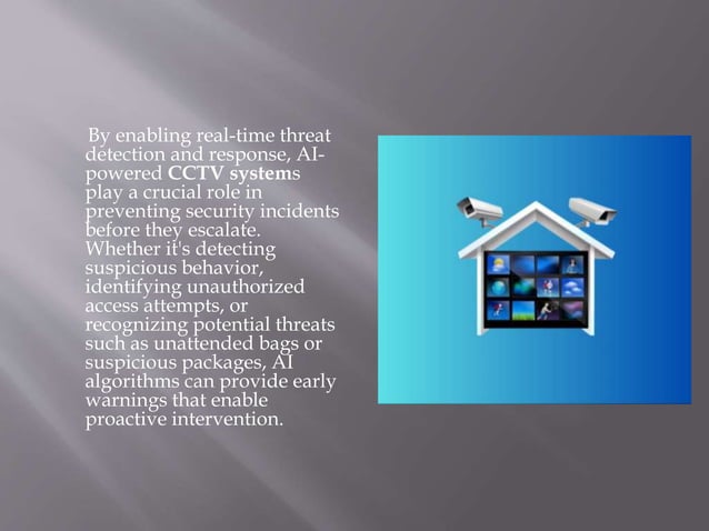 Optimizing AI for immediate response in Smart CCTV | PPTX | Information and Network Security ...