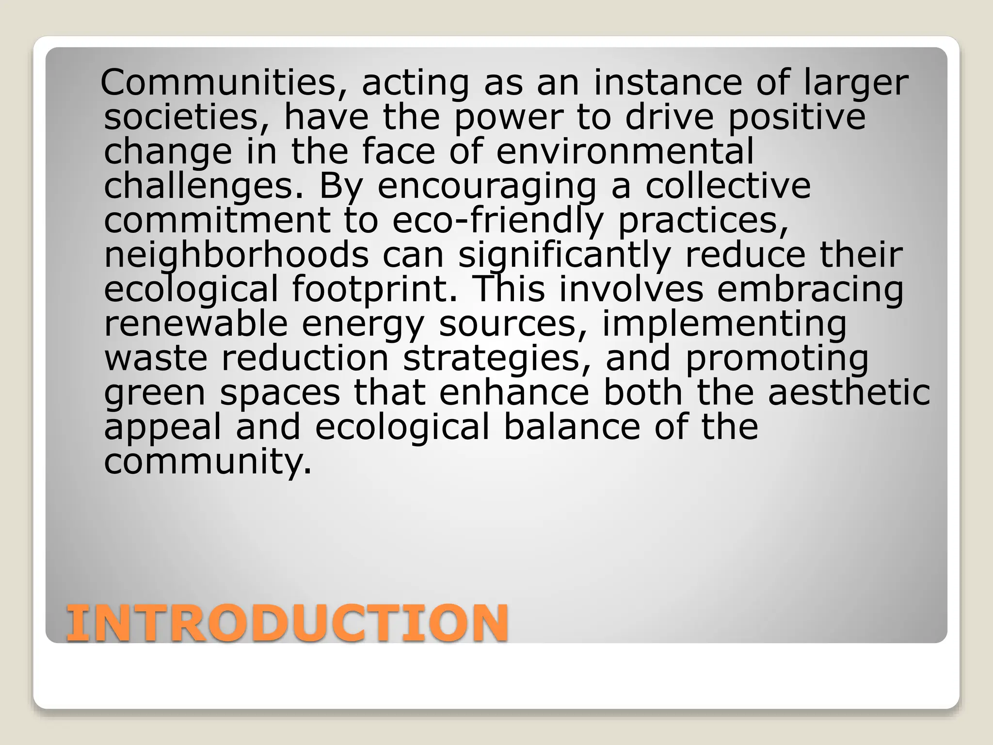 Sustainable Community Practices: Eco-Friendly Approaches for ...