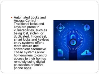Enhancing Home Security with Smart Automation Technologies | PPT