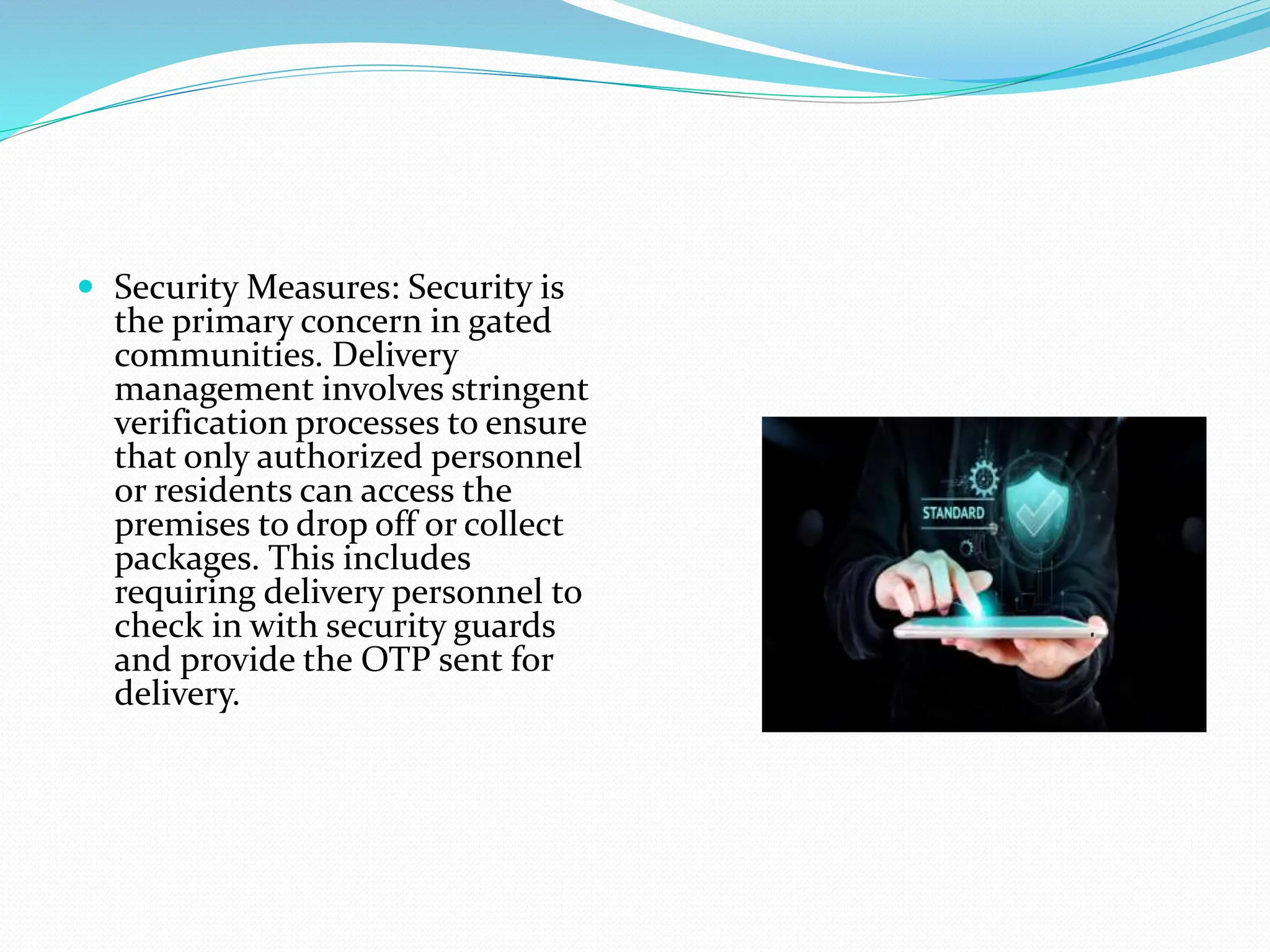 Understanding Delivery Management in Gated Communities | PPTX