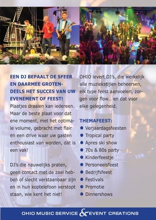 Ohio dj en themafeestfolder | PDF | Dance and Electronic Music | Music