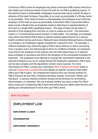 Understanding the Family Medical Leave Act (FMLA): Ohio Attorneys at ...