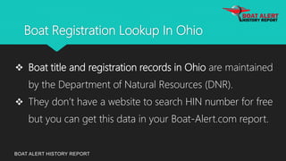 Ohio boat registration | PPT