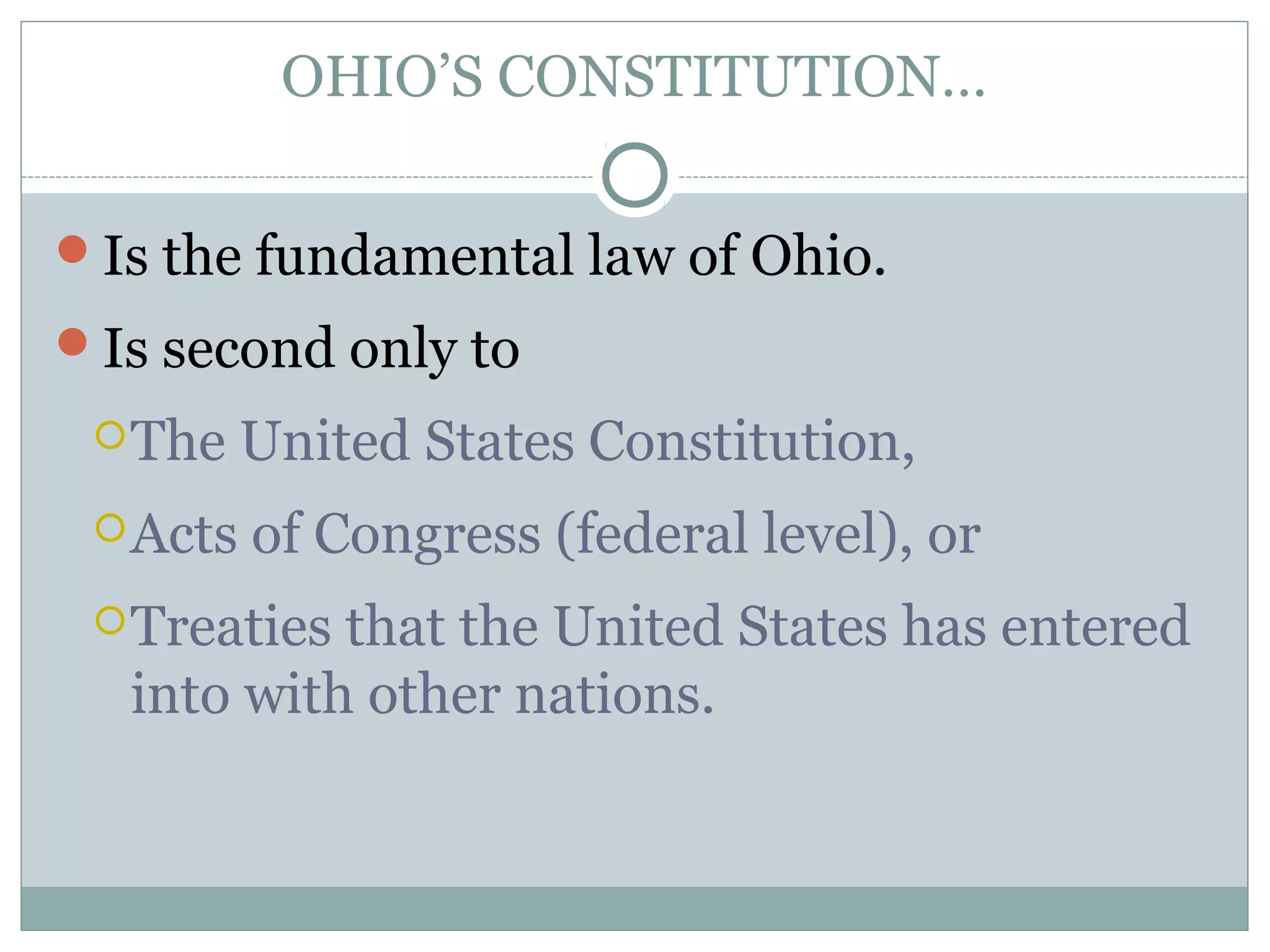 Ohio constitution power point | ODP
