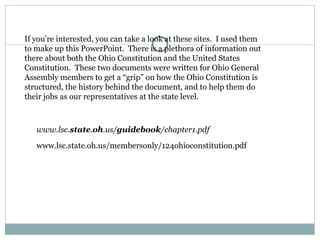 Ohio constitution power point | ODP
