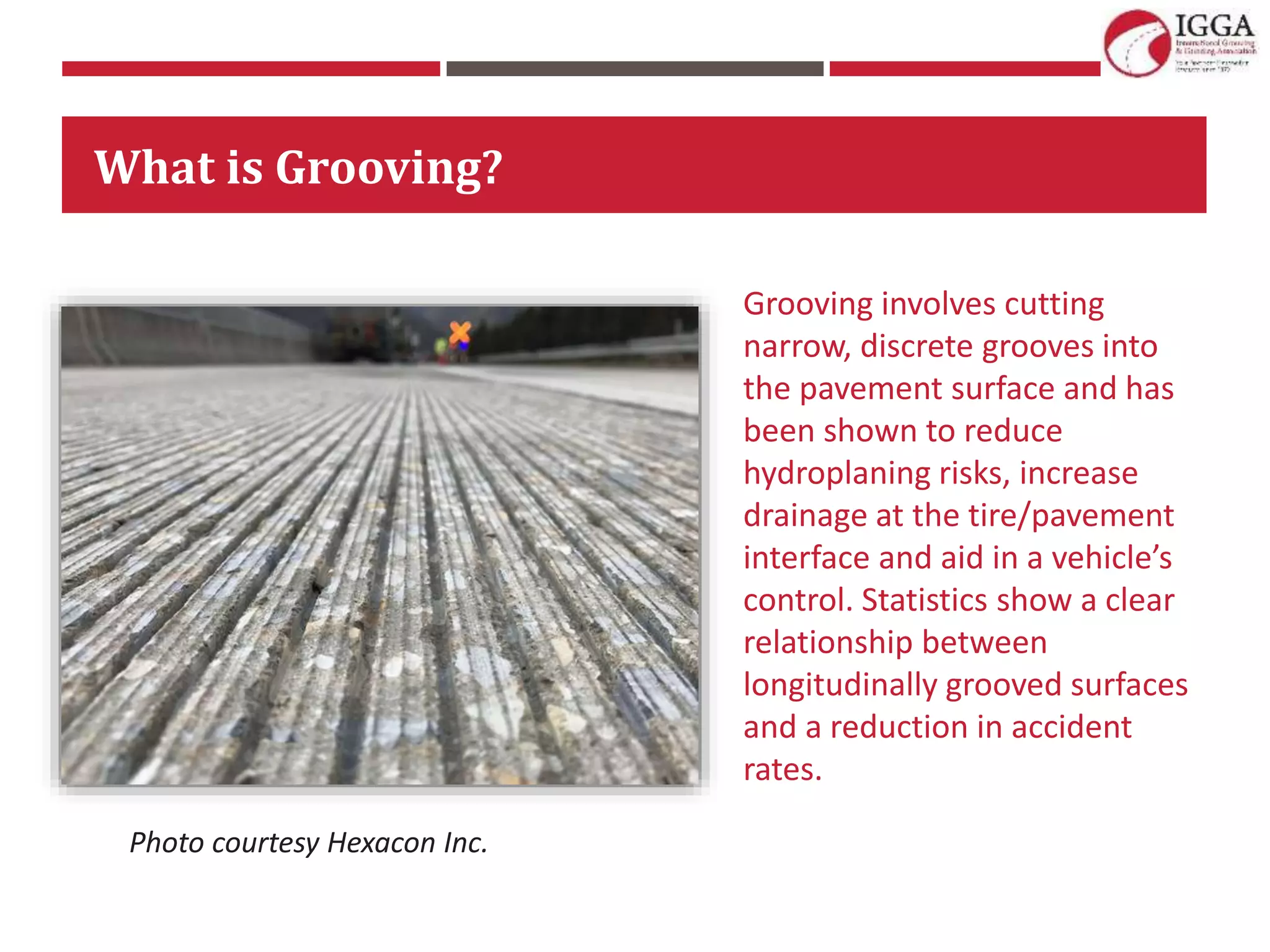 Ohio DOT Grooves Asphalt for Safety | PPTX