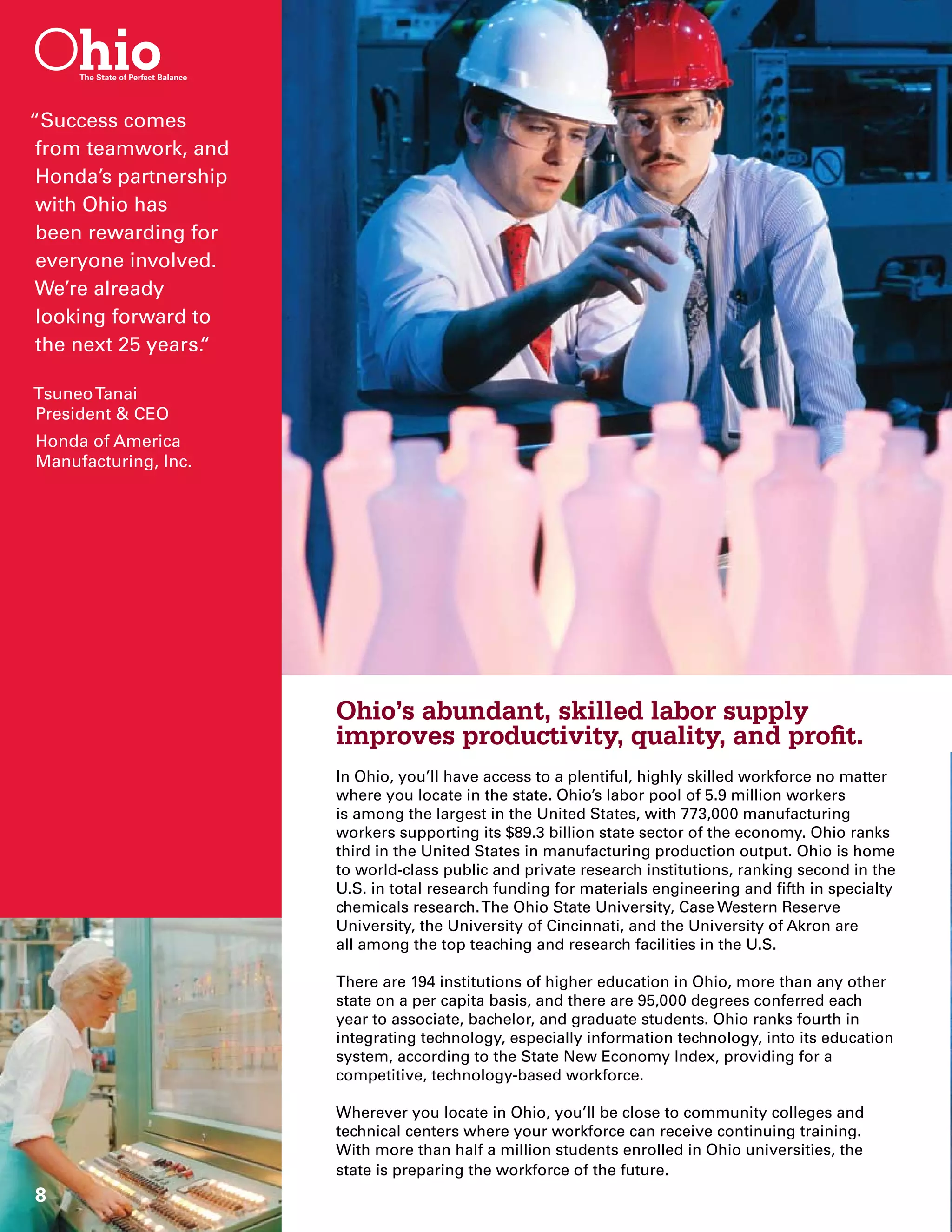 Ohio Benefits Brochure | PDF | North America Travel | Travel Locations