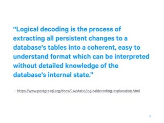 PostgreSQL + Kafka: The Delight of Change Data Capture | PDF