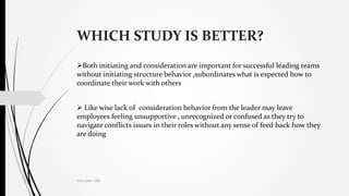 Ohio & Michigan state theories of leadership | PPTX