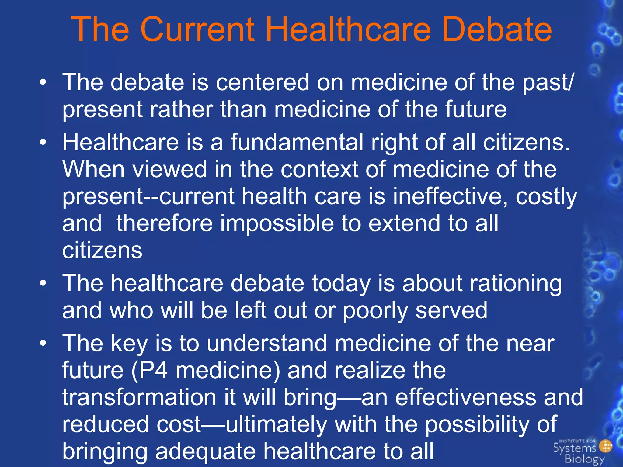 Medicine of the Future—The Transformation from Reactive to Proactive ...